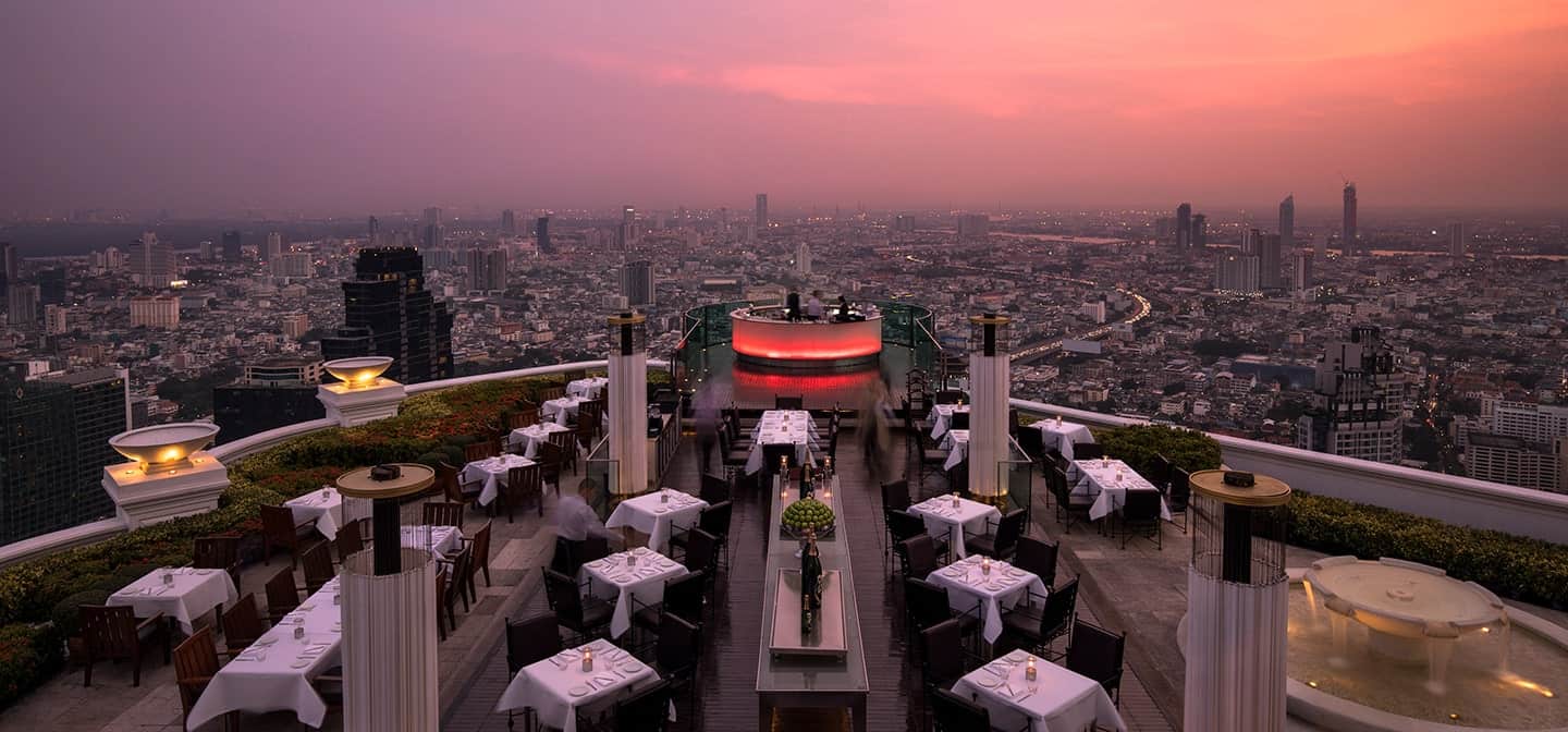 Riverside Rooftop Dining in Bangkok | Mediterranean Cuisine | Sirocco