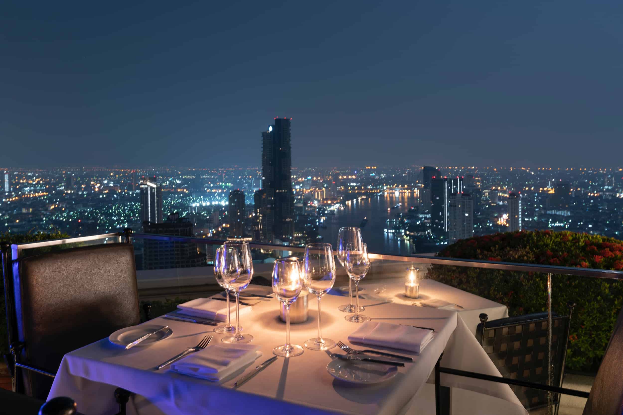 Riverside Rooftop Dining in Bangkok | Mediterranean Cuisine | Sirocco