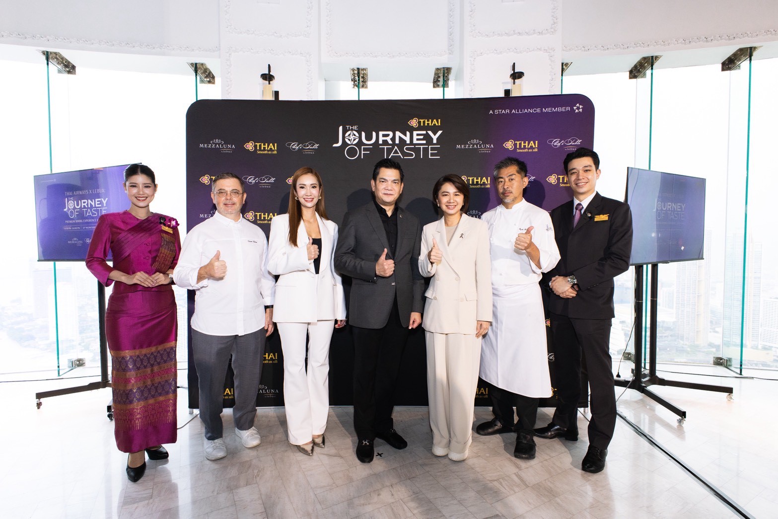 lebua & THAI Launch Michelin Inflight Menus